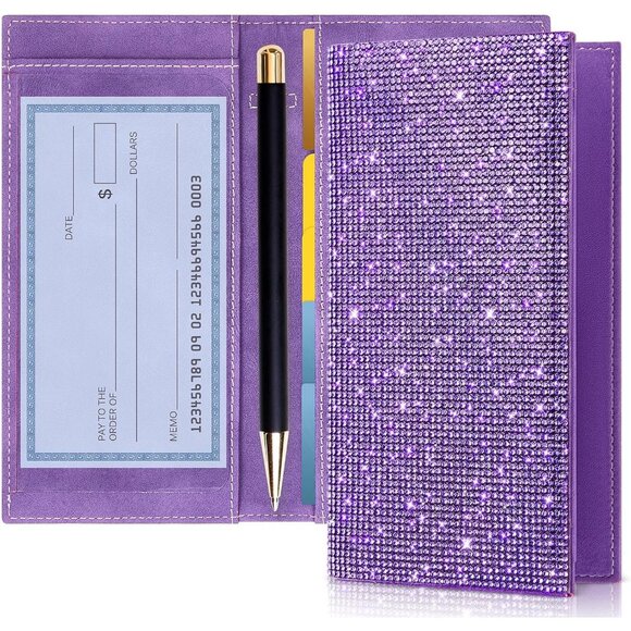 Accessories | Checkbook Covers For Women Glitter Personal Checkbook ...